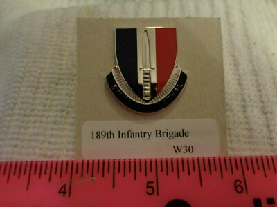 189th Infantry Brigade W30 Unit Crest, DI, DUI (DRAW#F7) | eBay