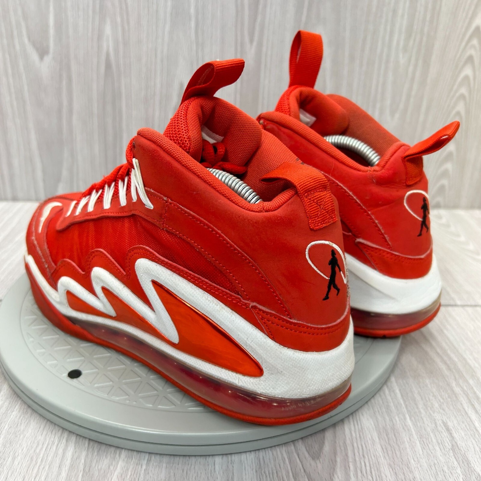 Nike Air Max 360 Diamond Griffey Red Leather Athletic Sneaker Shoes ...
