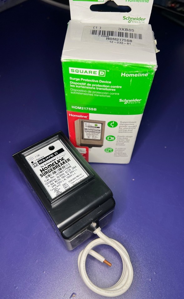HOM2175SB HOMELINE SURGEBREAKER DEVICE 120/240V 22.5kA Square d surge ...