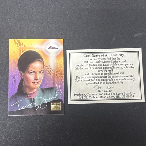 Terry Farrell Star Trek Master Series Autograph Card 360/500 | eBay