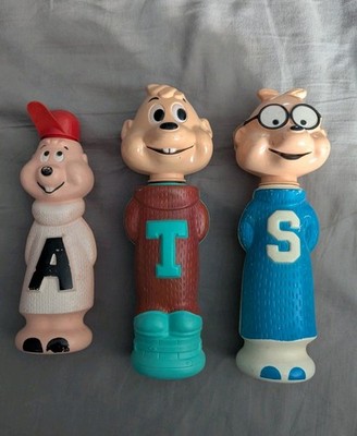 Alvin and The Chipmunks Soaky Complete Set of 3 Bottles Vintage | eBay