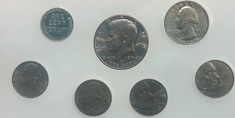 Unique One Year Rarities Coin Collection 7 Coins- Nice W/ Hints of ...