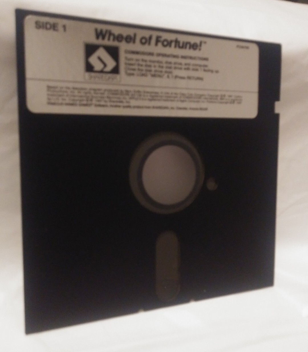 Commodore 64 128 Computer Video Game WHEEL OF FORTUNE 1987 5.25 Floppy ...