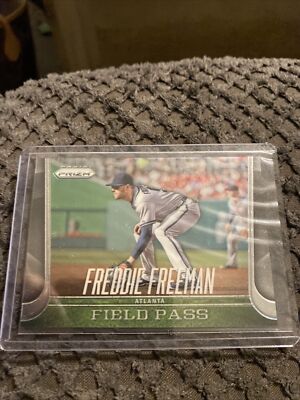 2015 Panini Prizm Freddie Freeman Field Pass Card No. 11 | eBay