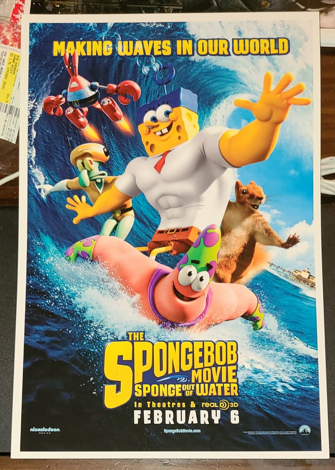 Spongebob Movie Sponge Out Of Water Poster