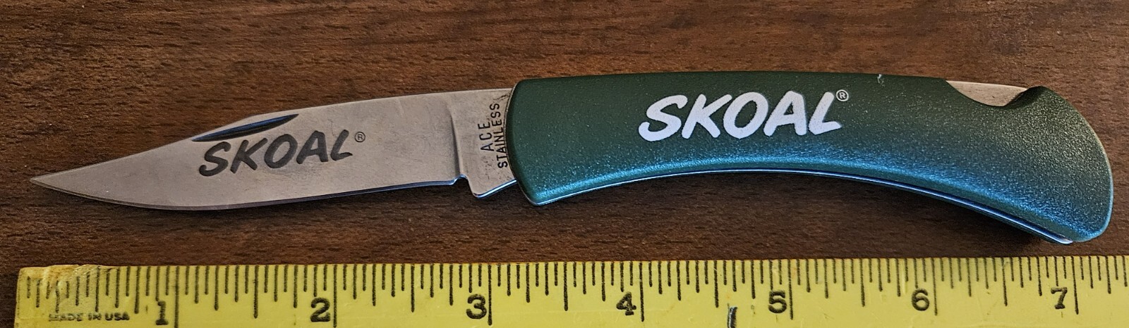 Vintage SKOAL Advertising 1 - Blade Pocket Knife - New & Unused! | eBay