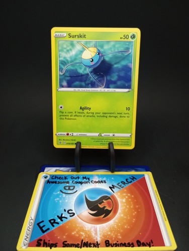 Surskit 010/192 Rebel Clash Regular Common Pokemon Card | eBay