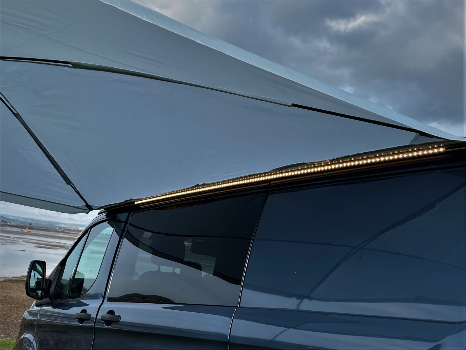 VW T5 T6 Awning Rail & LED, Campervan, Reimo Multi Rail C- Channel ...