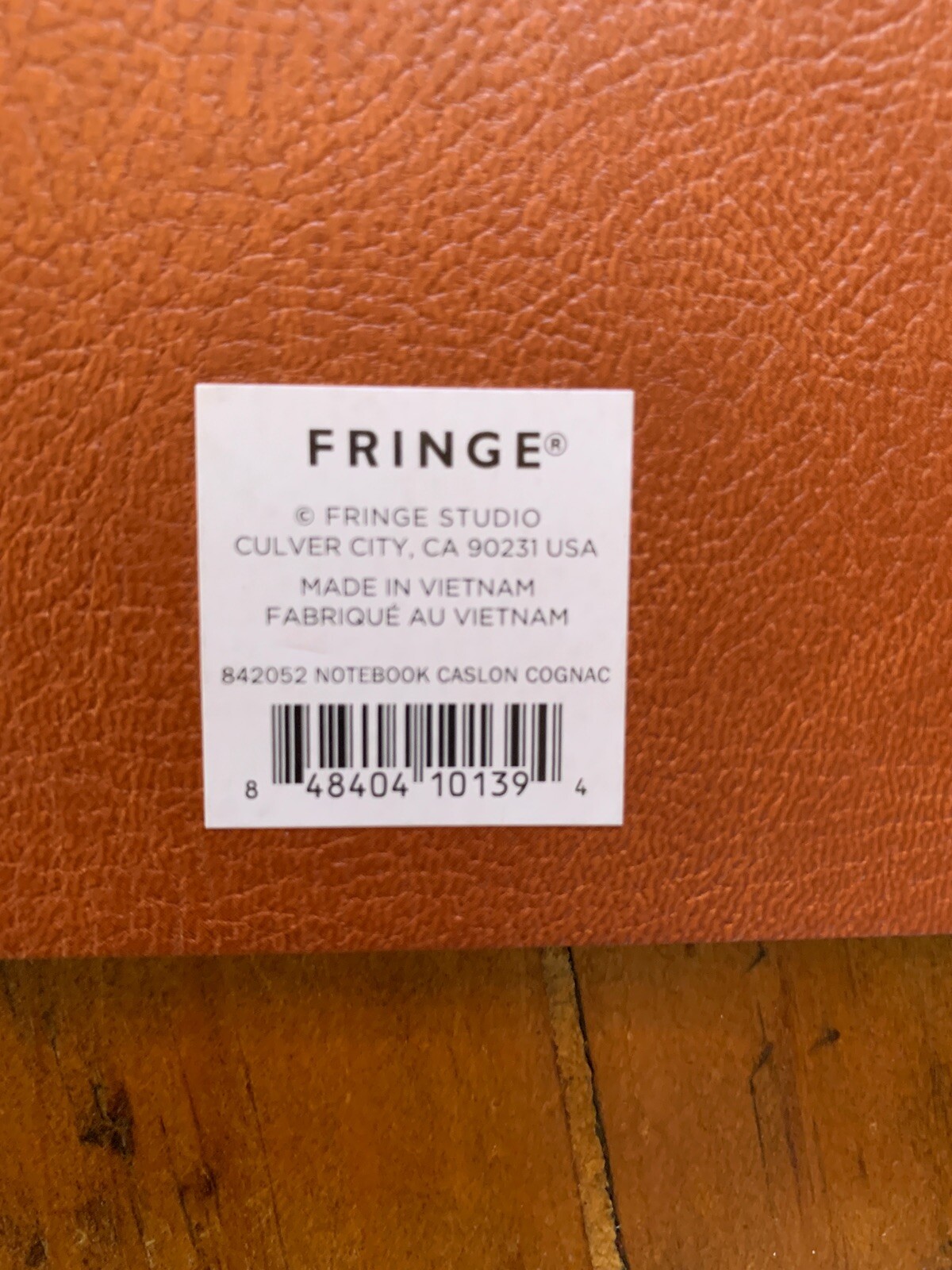 Fringe Luxury Notes 192 Page Notebook Quality Materials Cognac Tan ...