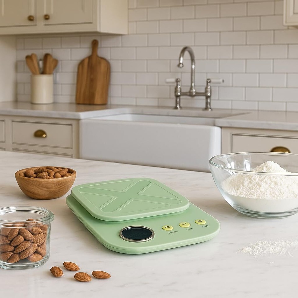 Digital Kitchen Scale – 5kg/11lb Capacity USB Rechargeable High ...