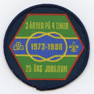 Denmark Danish Scout 25th Anniversary 1973-1988 Patch Badge High Grade ...