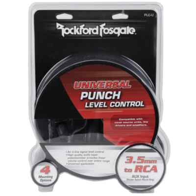 New Rockford Fosgate PLC-U Universal Punch Level Control wired remote ...