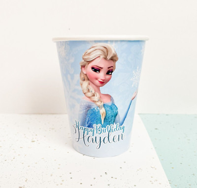 Custom Set of 20 Frozen Party Cups (9oz), Frozen (Elsa) Birthday Party ...
