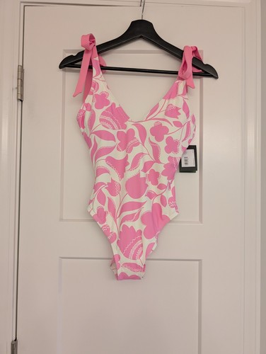 Kate Spade Surf Pink Size Small One Piece Bathing Suit NWT $148 Small ...