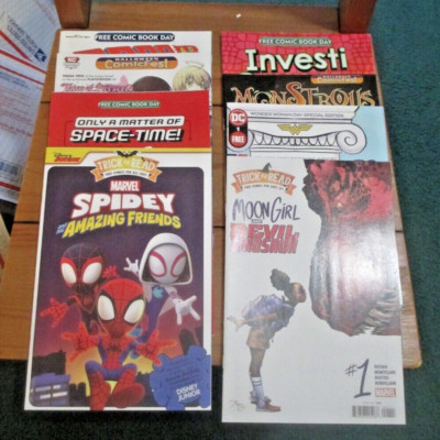 Free Comic Book Day/Halloween ComicFest -- 8 Comic Bundle Kids/Teens | eBay