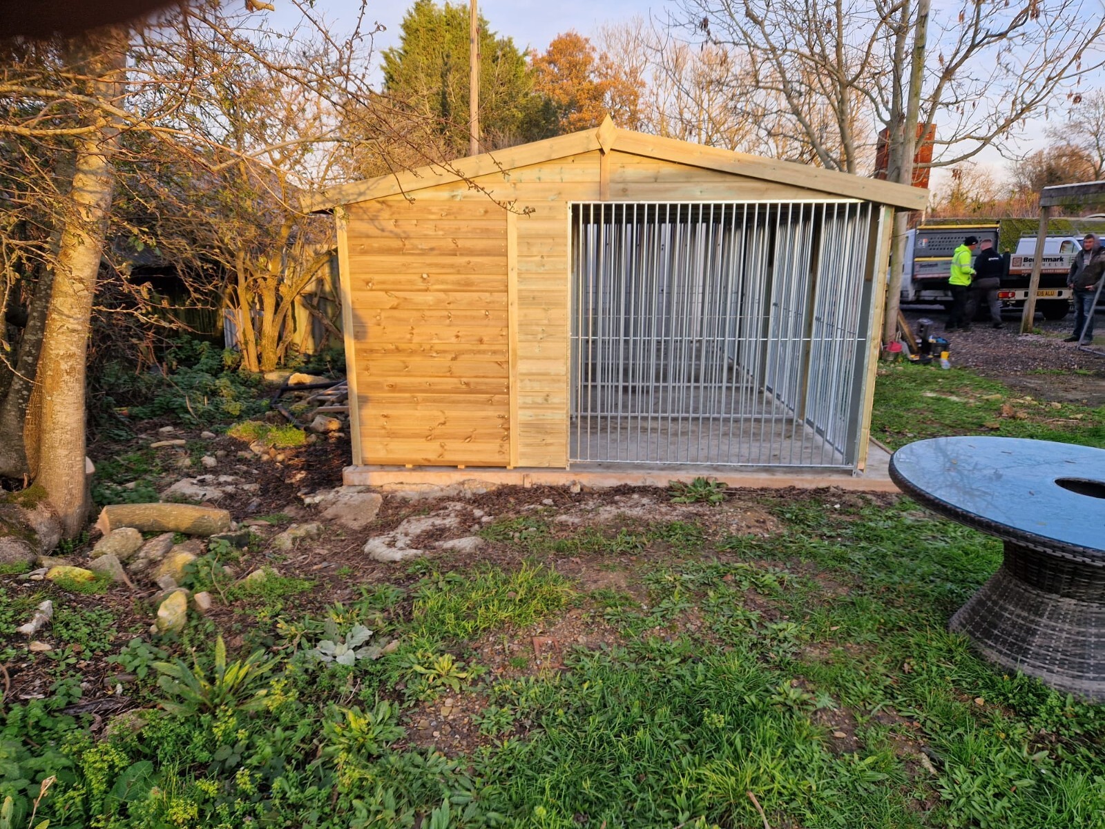 5-bay Dog Kennel 16.5 x 8ft/ Cattery by Benchmark Kennels | eBay UK