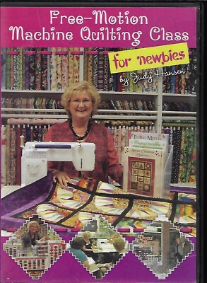 Free-Motion Machine Quilting Class for Newbies by Judy Hansen (DVD) | eBay