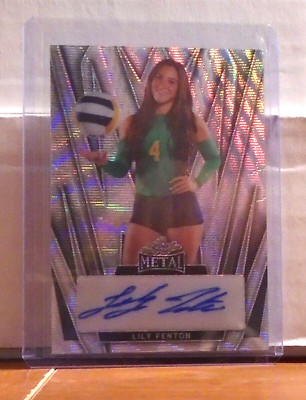2024 Leaf Metal Women of Sport: Silver Wave Auto: Lily Fenton ...