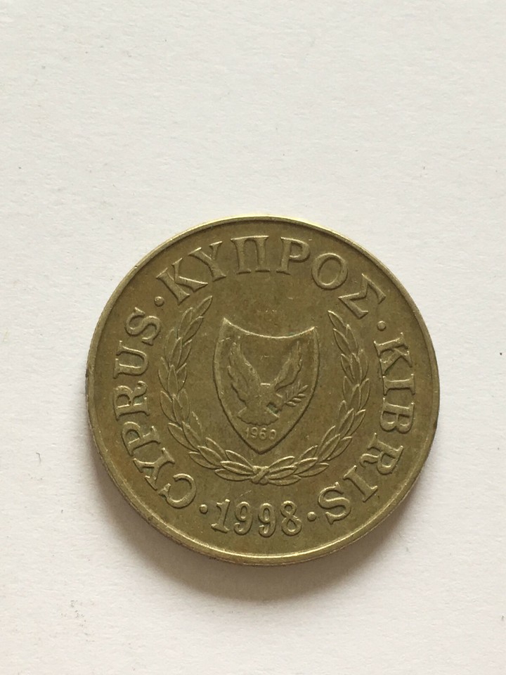 Cyprus Coin 20 CENTIMES 1998 | eBay