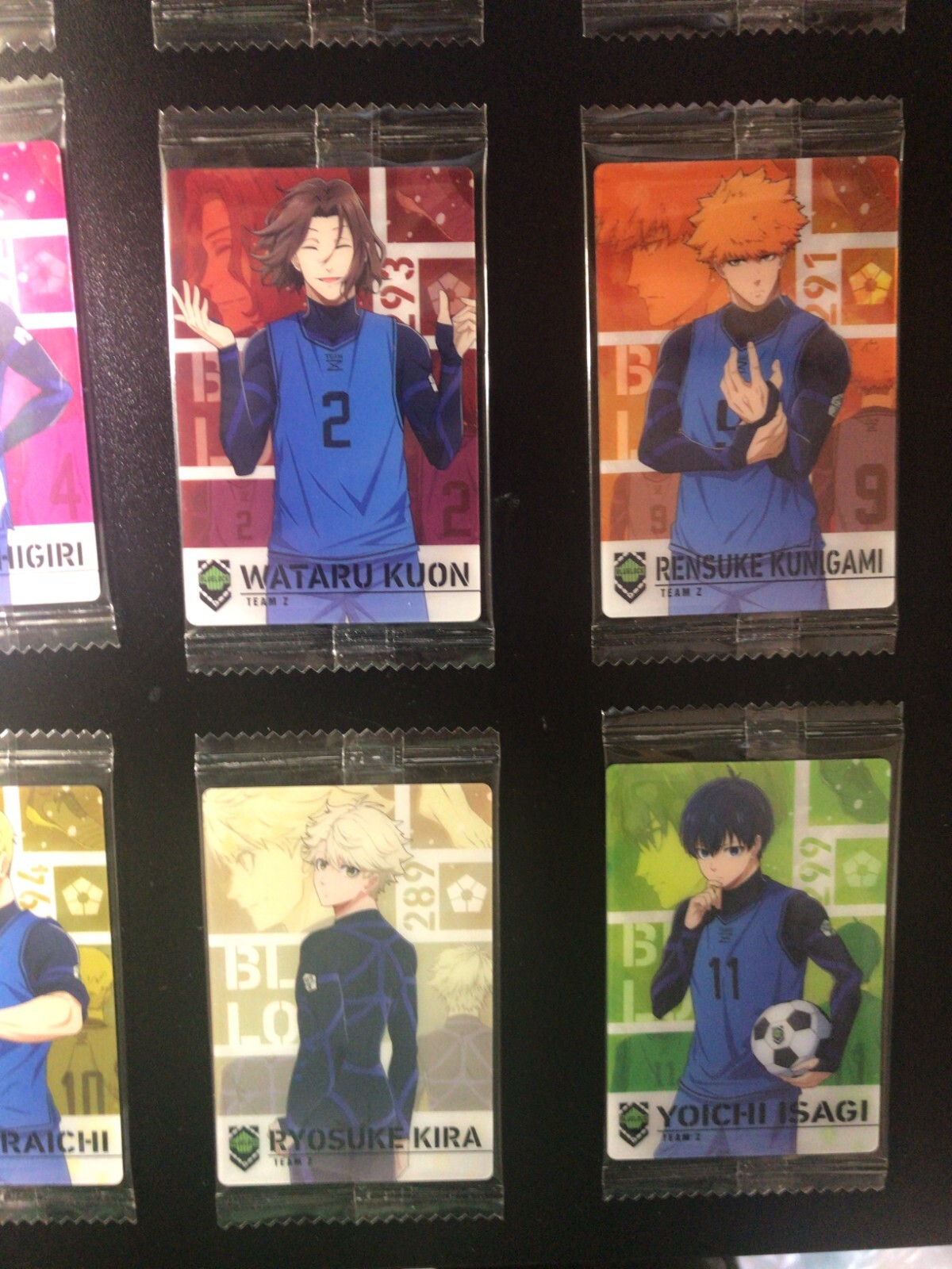 Blue Lock Wafers Card 18 Normal cards complete set NEW UNOPENED ...