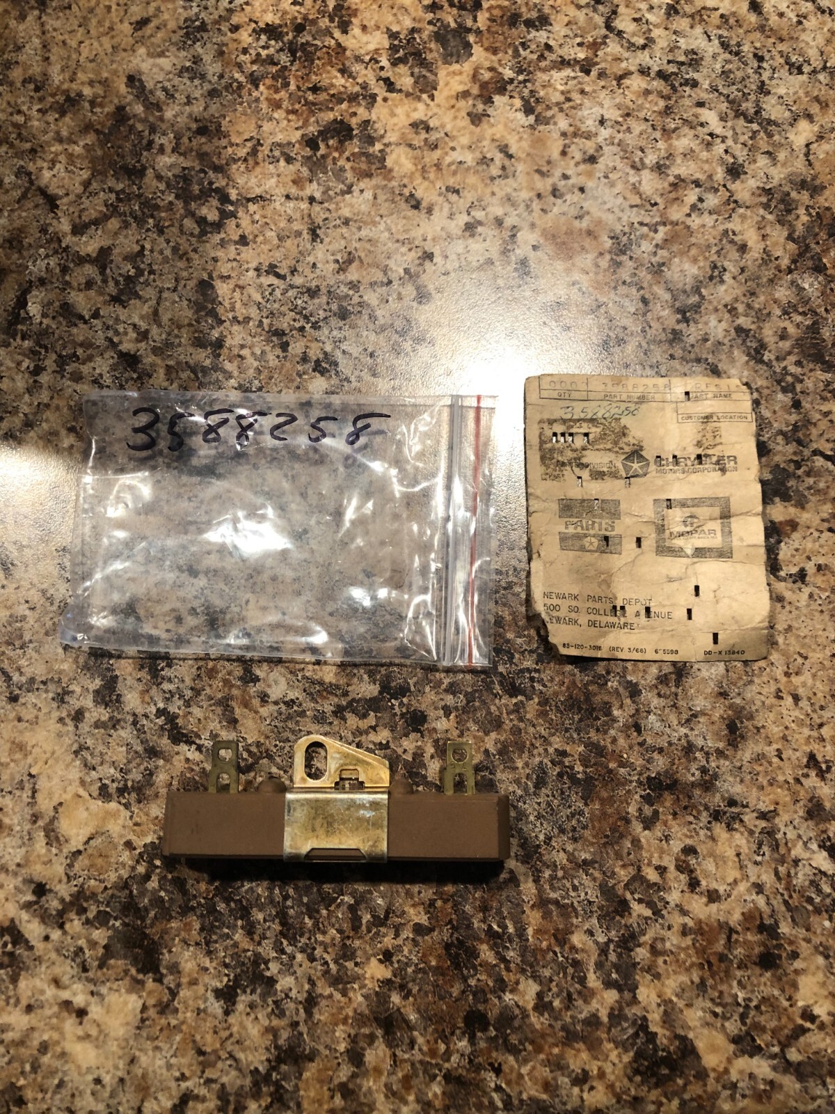 NOS MOPAR Chrysler, Imperial , Dodge, Plymouth, 3 Speed Wiper Resistor ...