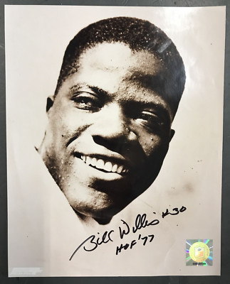 BILL WILLIS #30-HALL OF FAME 1977-CLEVELAND BROWNS-AUTOGRAPHED PHOTO ...