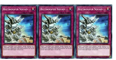 Yugioh - 3X Beetrooper Squad - Common - 1st Edition - BODE-EN091 - Near ...