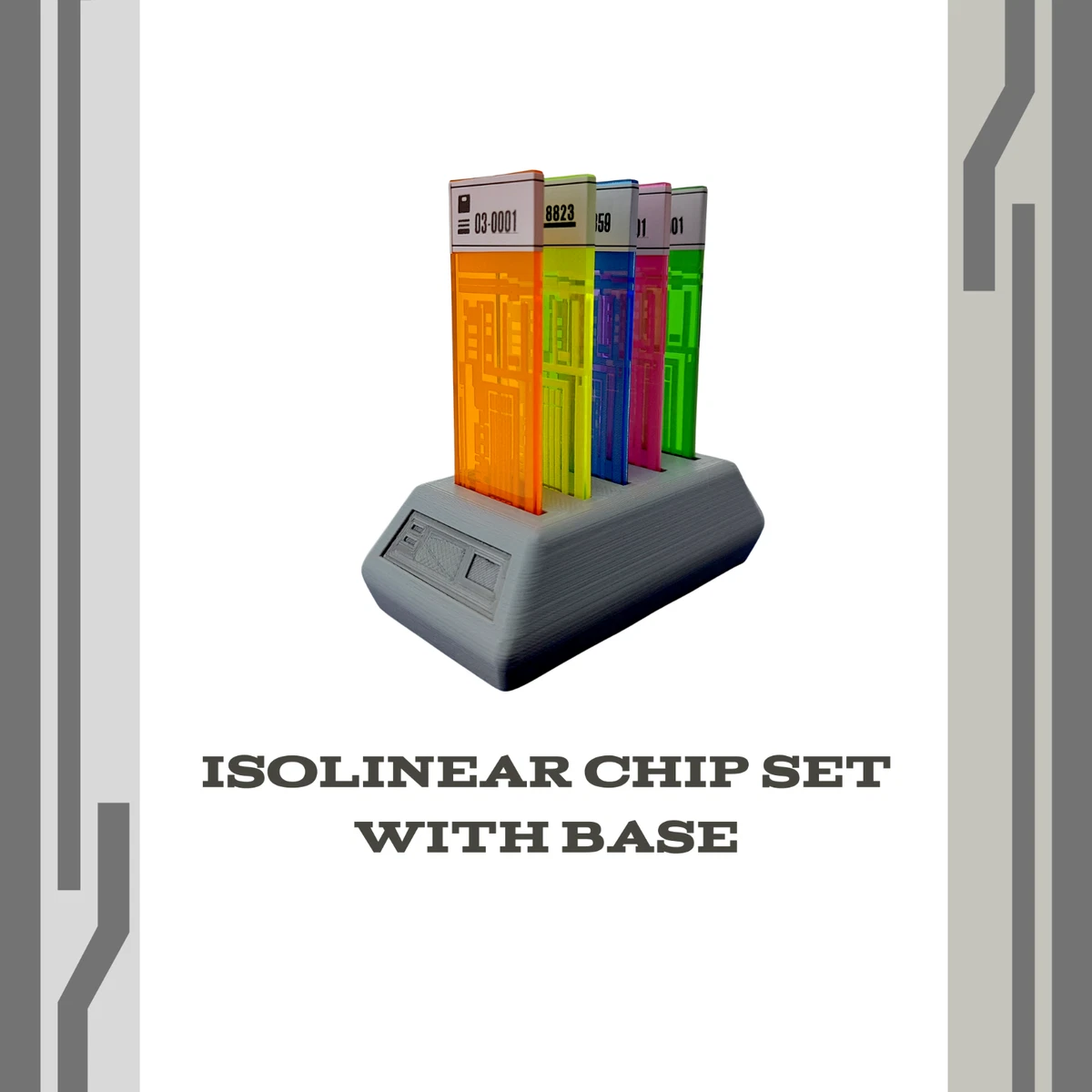 Star Trek TNG Isolinear Chips #3DThursday #3DPrinting «, 53% OFF
