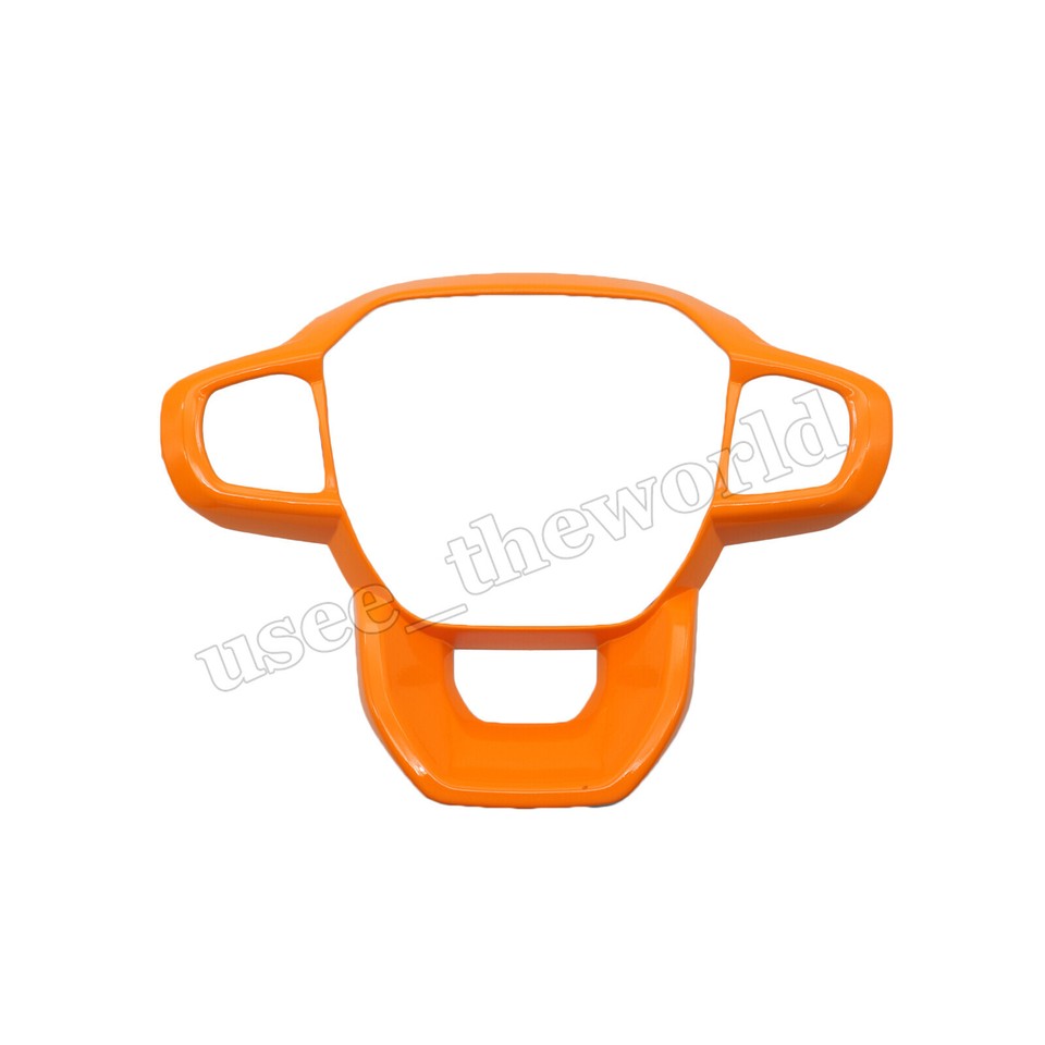 Orange Car Interior Steering Wheel Frame Cover Trim for Ford Ranger ...