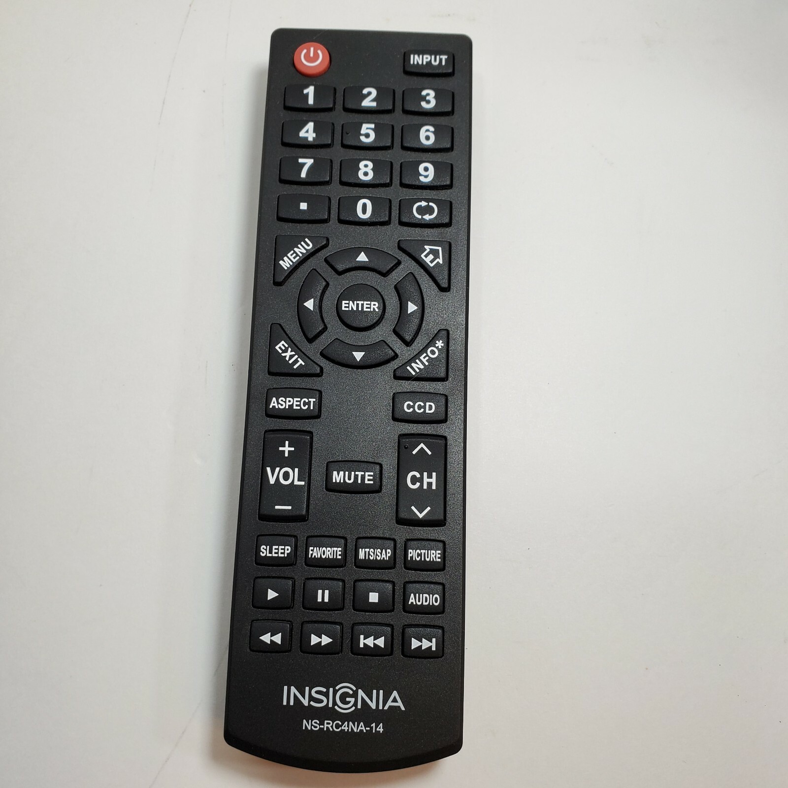 Genuine Original Insignia NS-RC4NA-14 TV Remote Control | eBay