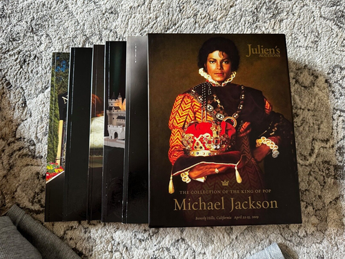 RARE Michael Jackson JULIEN'S AUCTION CATALOG Box Set | eBay