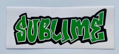 Sublime Sticker Vinyl Decal 2.75" X 7" (265) | United States