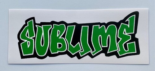 Sublime Sticker Vinyl Decal Car Bumper Window 2.75" X 7" (265) | eBay