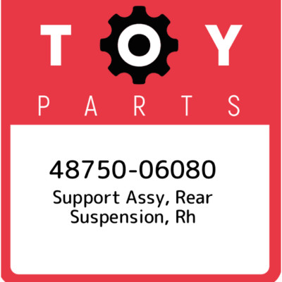 48750-06080 Toyota Support assy, rear suspension, rh 4875006080, New ...