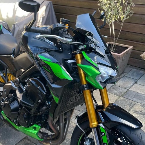 Motorcycle Black Windscreen Windshield Screen - Kawasaki Z900 Z650 2020 ...