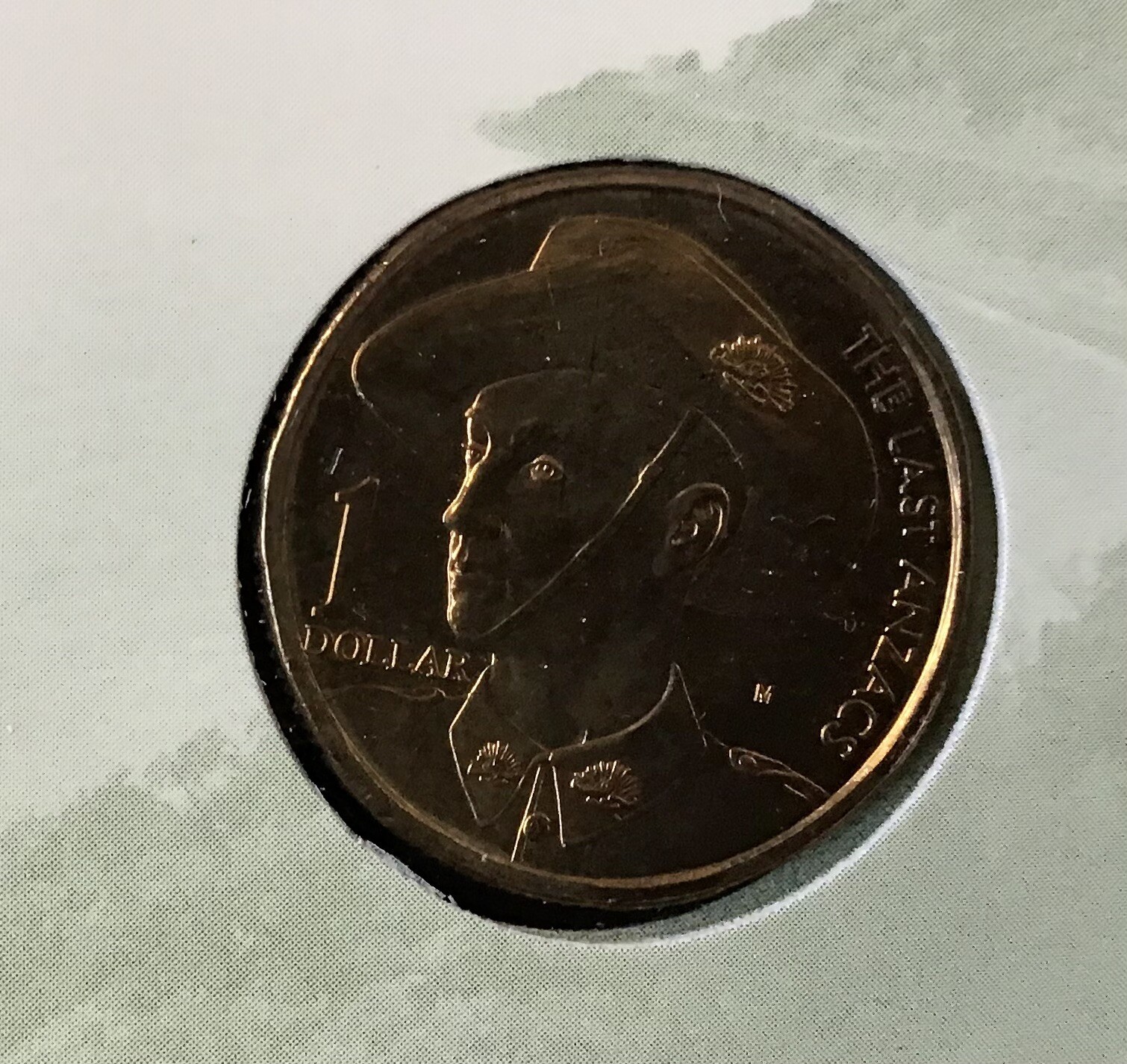 1999 Australian $1 Coin Decimal x 1 The Last Anzacs ‘M’ Mint Mark Unc ...