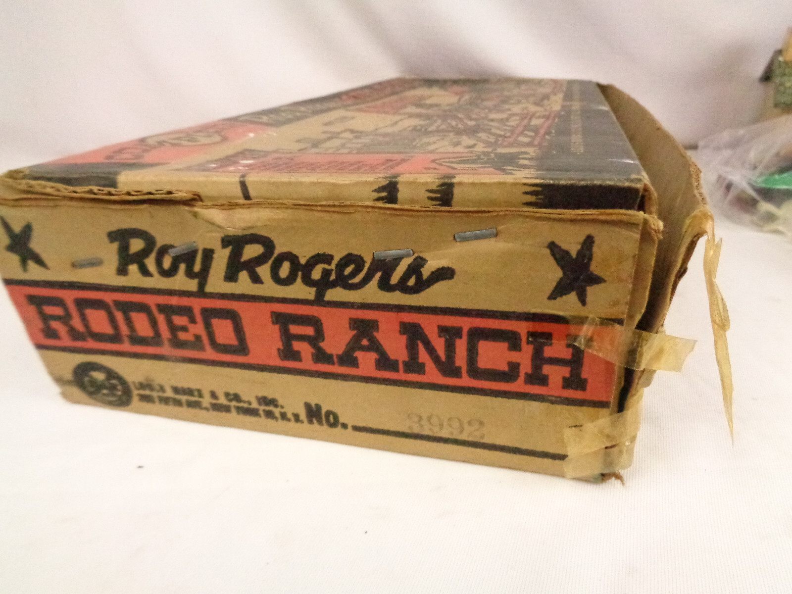 Marx 1950's Roy Rogers Rodeo Ranch Playset #3992 w/ Double R Bar Ranch ...