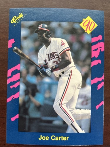 Joe Carter Cleveland Indians 1990 Classic Card 138 | eBay