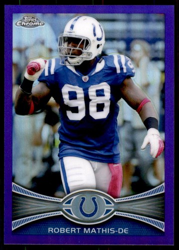 2012 Topps Chrome #5 Robert Mathis #/499 Purple Refractors | eBay