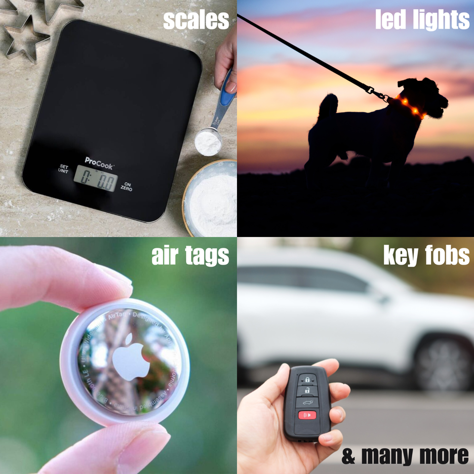 CR2032 Batteries 3V Button Cell Lithium Battery 2032 for Car Key Fob ...