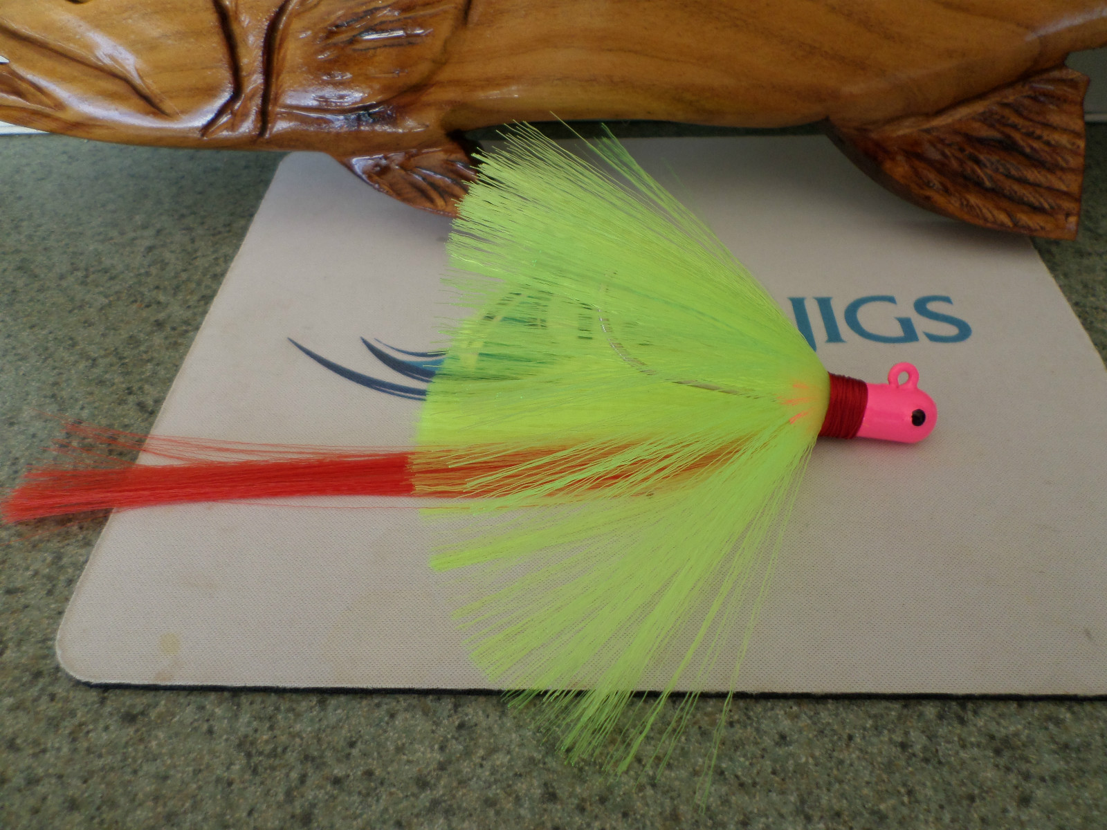 5 Snook Flare Hawk Red Tail Jigs 1oz COLOR CHOICE T&A JIGS Cobia ...