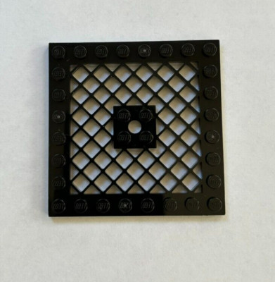 Lego Modified Plate 8 x 8 Grille & Hole - PN 4151 - Black - New | eBay