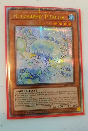 Yugioh Mulcharmy Purulia, INFO-EN027, Quarter Century Secret Rare, 1st ...