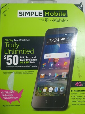 SIMPLE MOBILE - ZTE LTE READY TO ACTIVATE | eBay