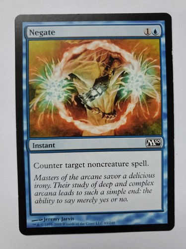 MTG Magic The Gathering Card Negate Instant Blue M10 | eBay