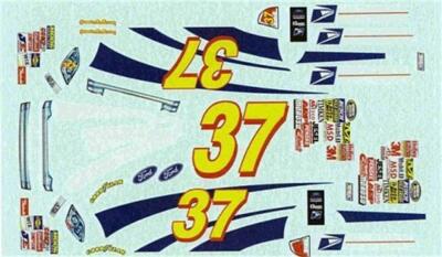 Winscals #37 USPS 2007-Jamie McMurray Nascar decal | eBay