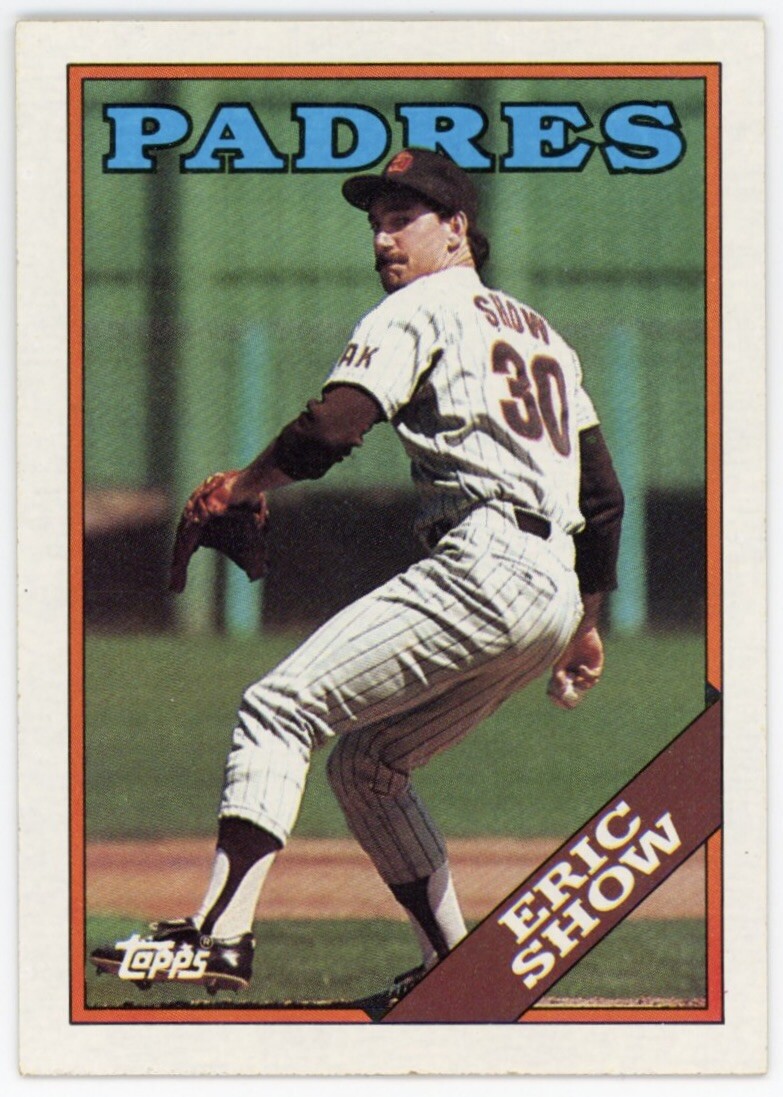 1988 Topps #303 Eric Show San Diego Padres Baseball Card | eBay