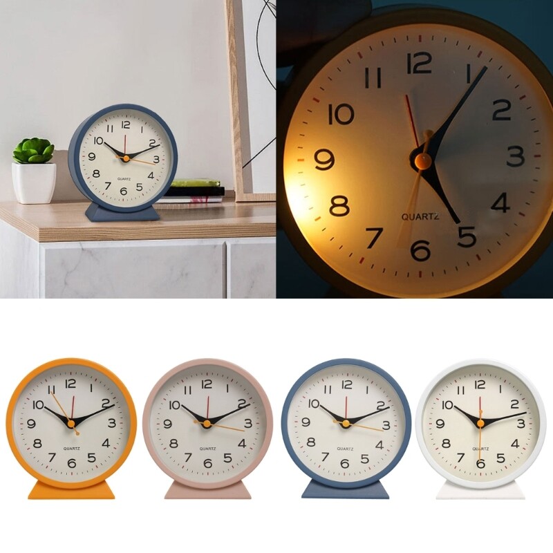 Tabletop Bedside Clock with Clear Numbers Accurate Timekeeping Office ...