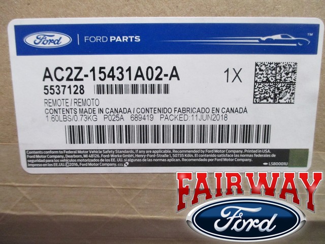 Ford OEM Rear Door-lock or Actuator Latch Release AC2Z15431A02A for ...