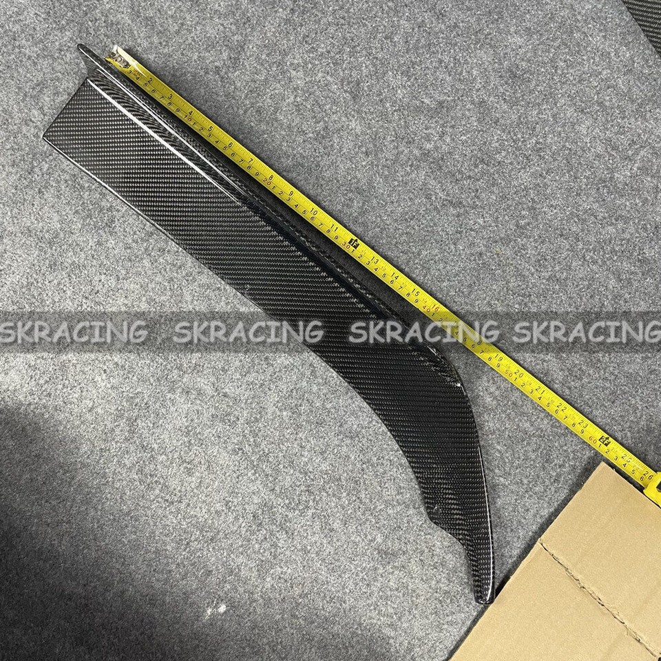 For 2014-20 Infiniti Q50 Carbon Fiber Rear Bumper Side Corner Splitters ...